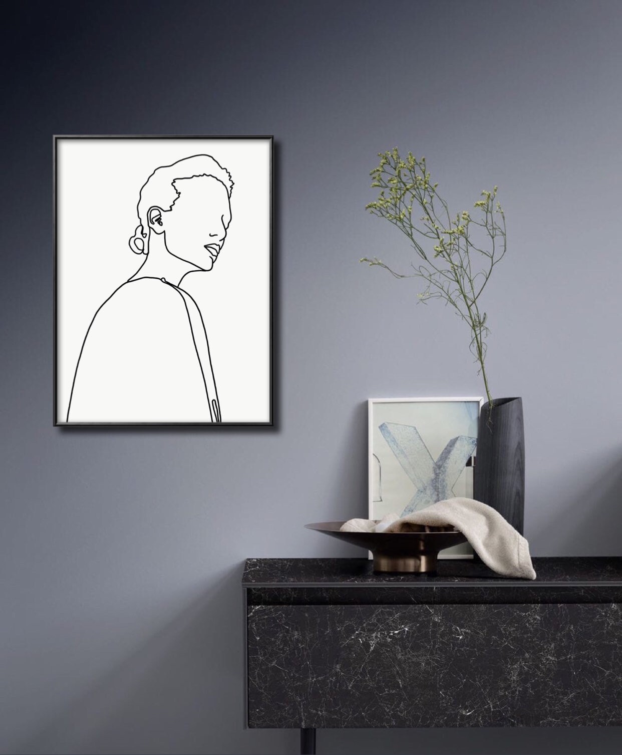 Minimalist Drawing,digital Download,fashion Wall Art,affordable Art ...