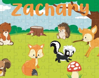 Girl Camping Puzzle Personalized 8 X 10 Puzzle - Etsy