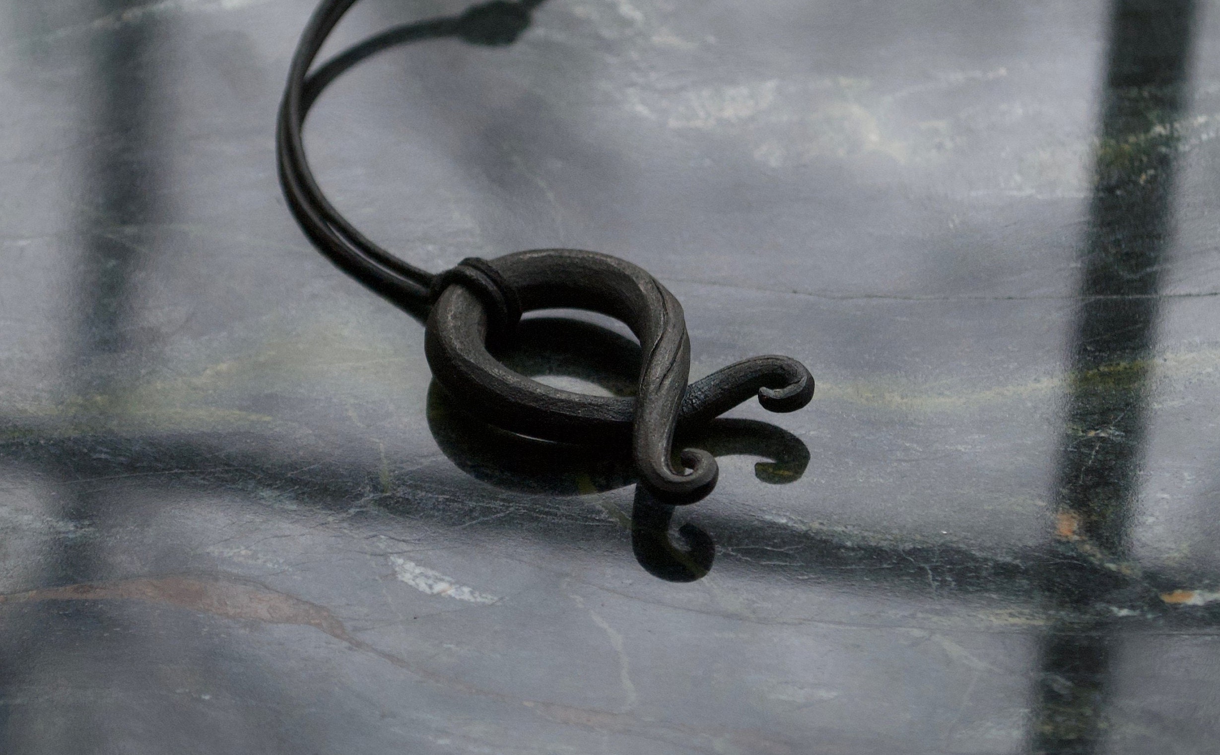 Handmade Forged Wrought Iron Troll Cross Pagan Charm Ward - Etsy