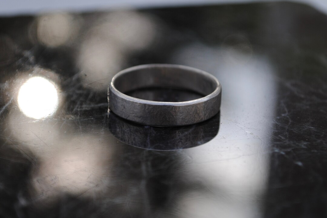 Handmade Cast Forged Soldered Sterling Silver Large Ring - Etsy