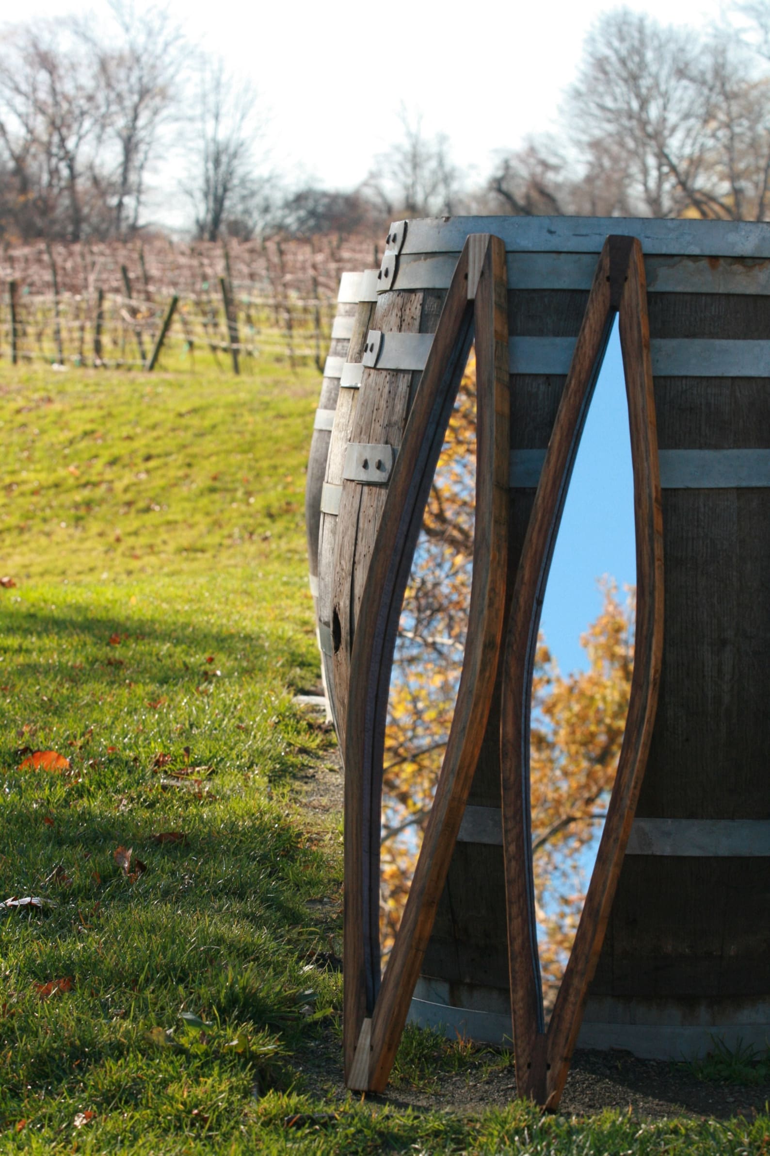 Wine Barrel Mirror - Etsy
