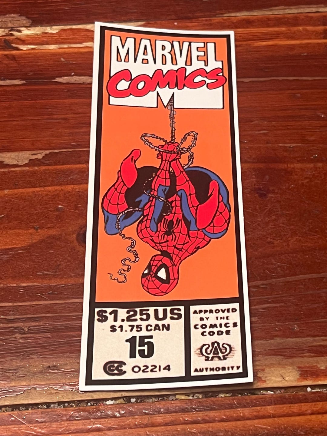 Spider-man Marvel Corner Box 5” Vinyl Sticker With Todd Mcfarlane Art ...