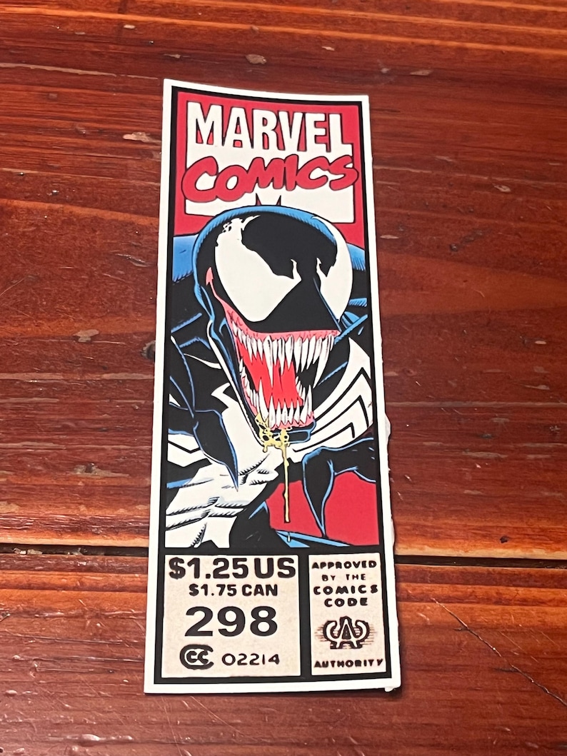 Venom 5” Marvel Corner Box Vinyl Sticker! Spider-man! Symbiote! - Etsy