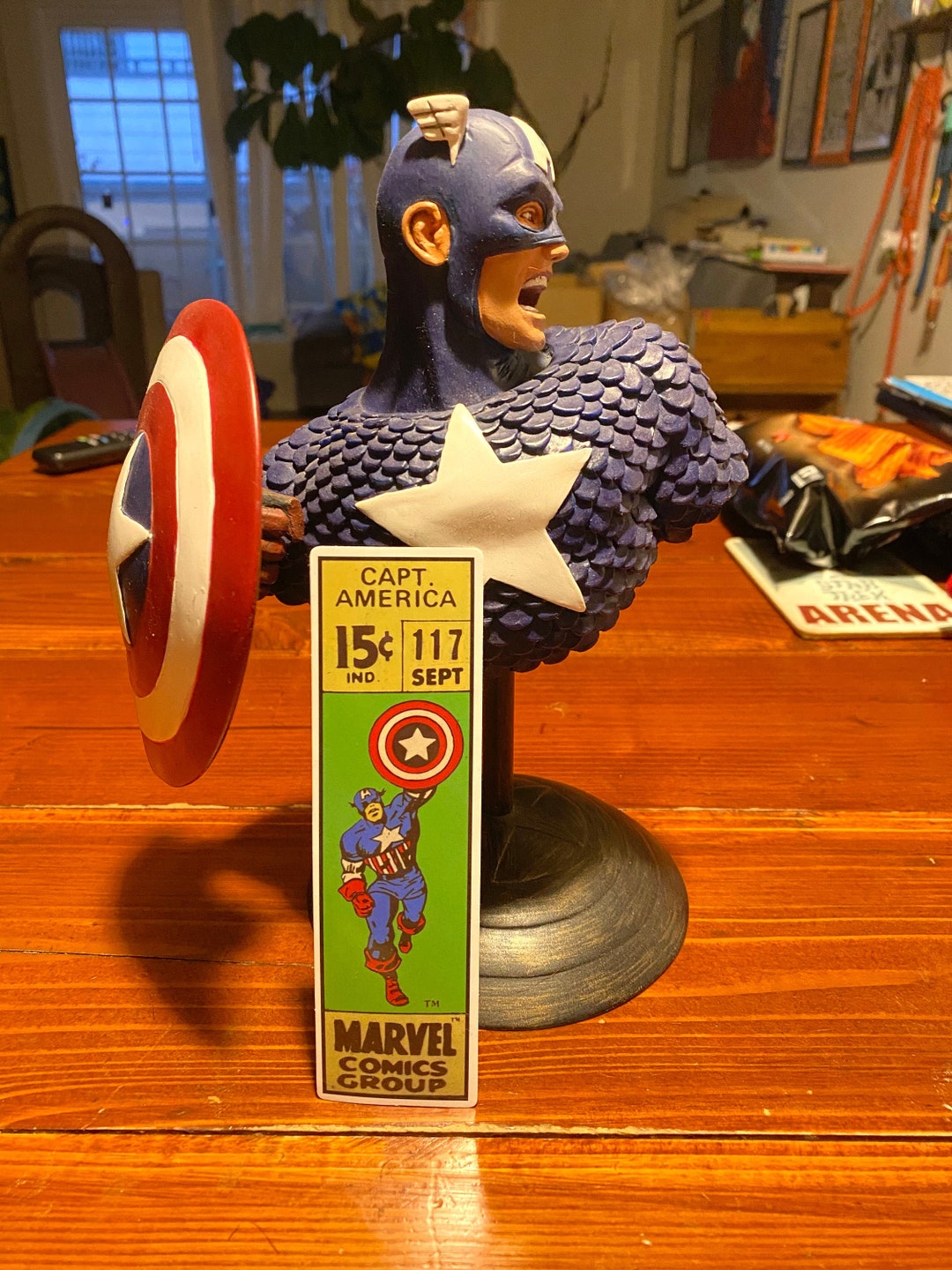 Captain America Marvel Corner Box 5" Decal Sticker! - Etsy