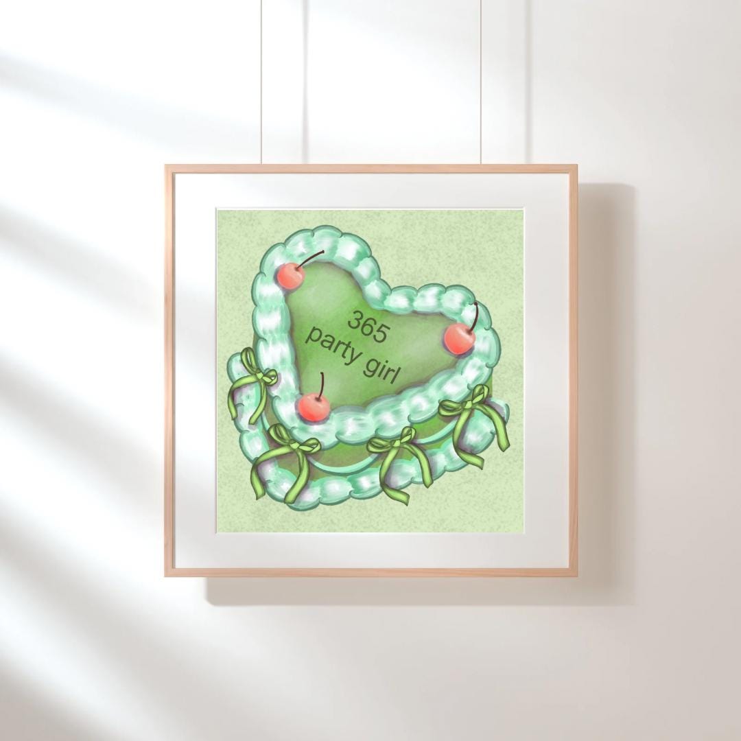 365 Party Girl DIGITAL Art Print - Etsy