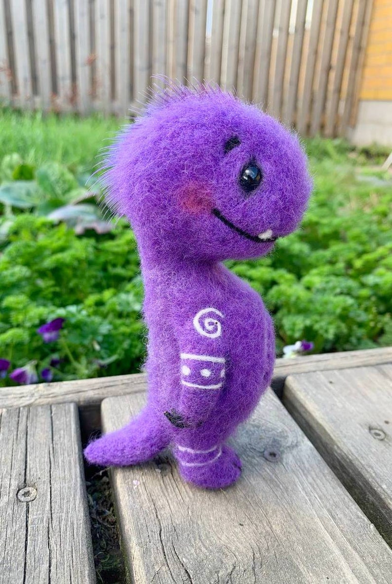 Needle Felted Cute Monster - Etsy