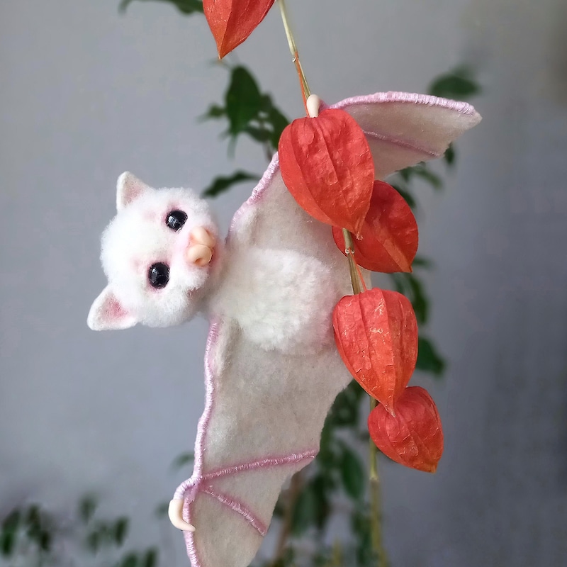 Needle Felted Bat - Etsy