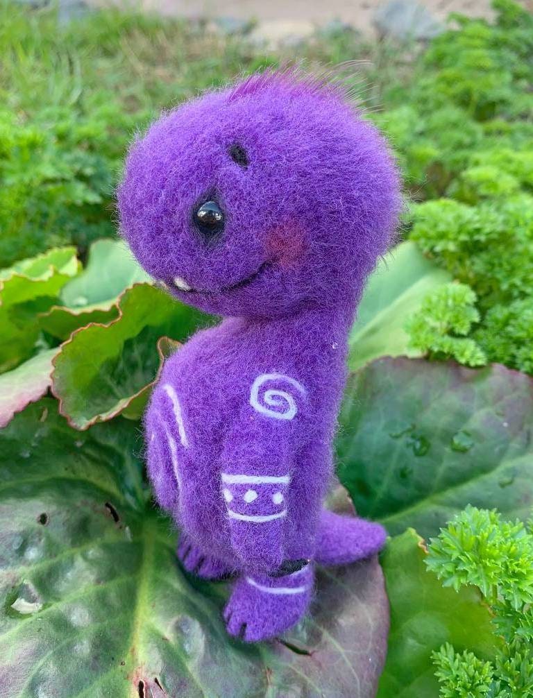 Needle Felted Cute Monster - Etsy
