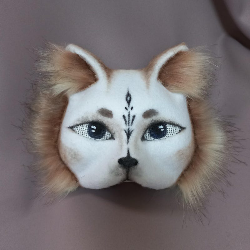 Arctic Fox Therian Mask - Etsy