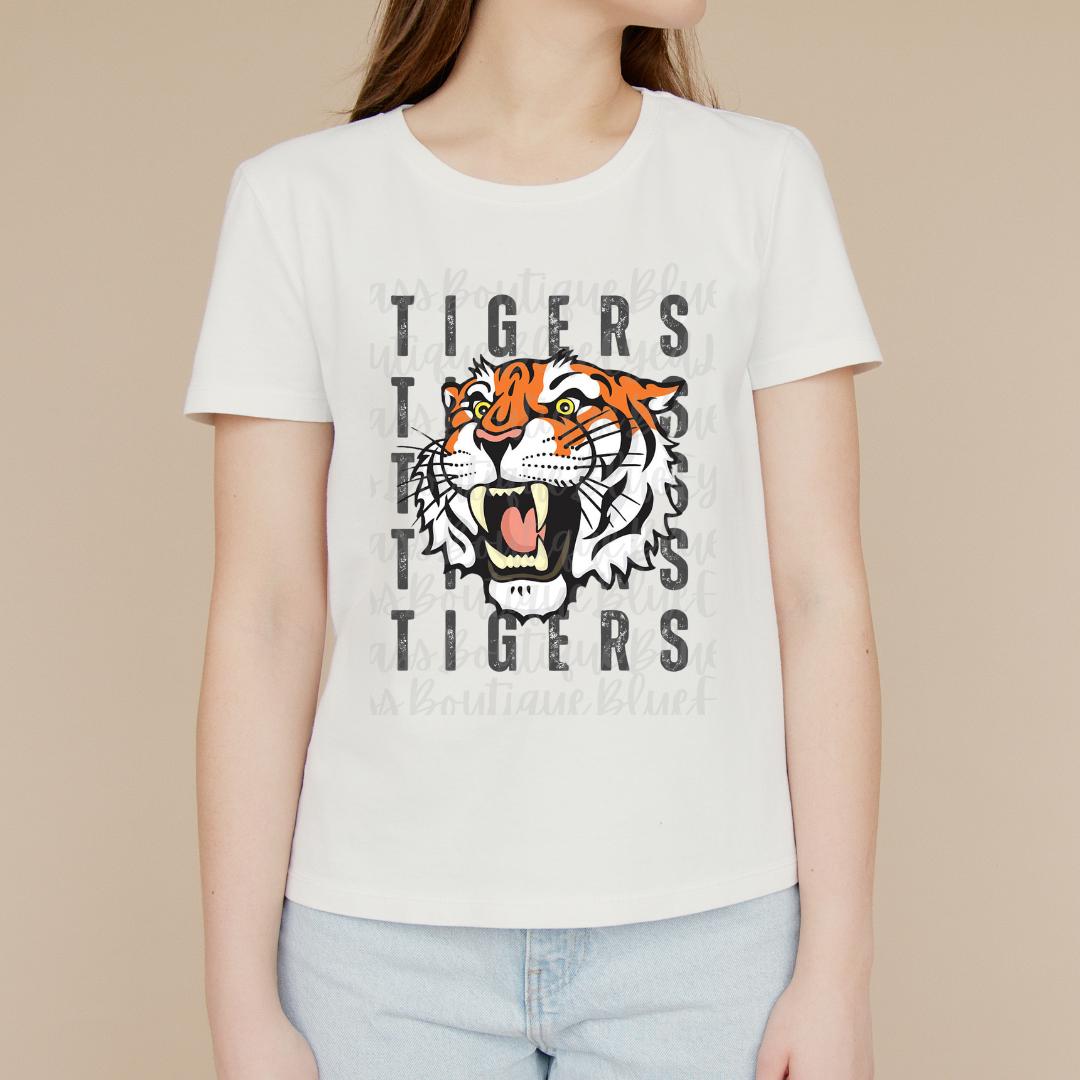 Digital PNG File Tiger Football Printable Clip Art Sublimation Design ...