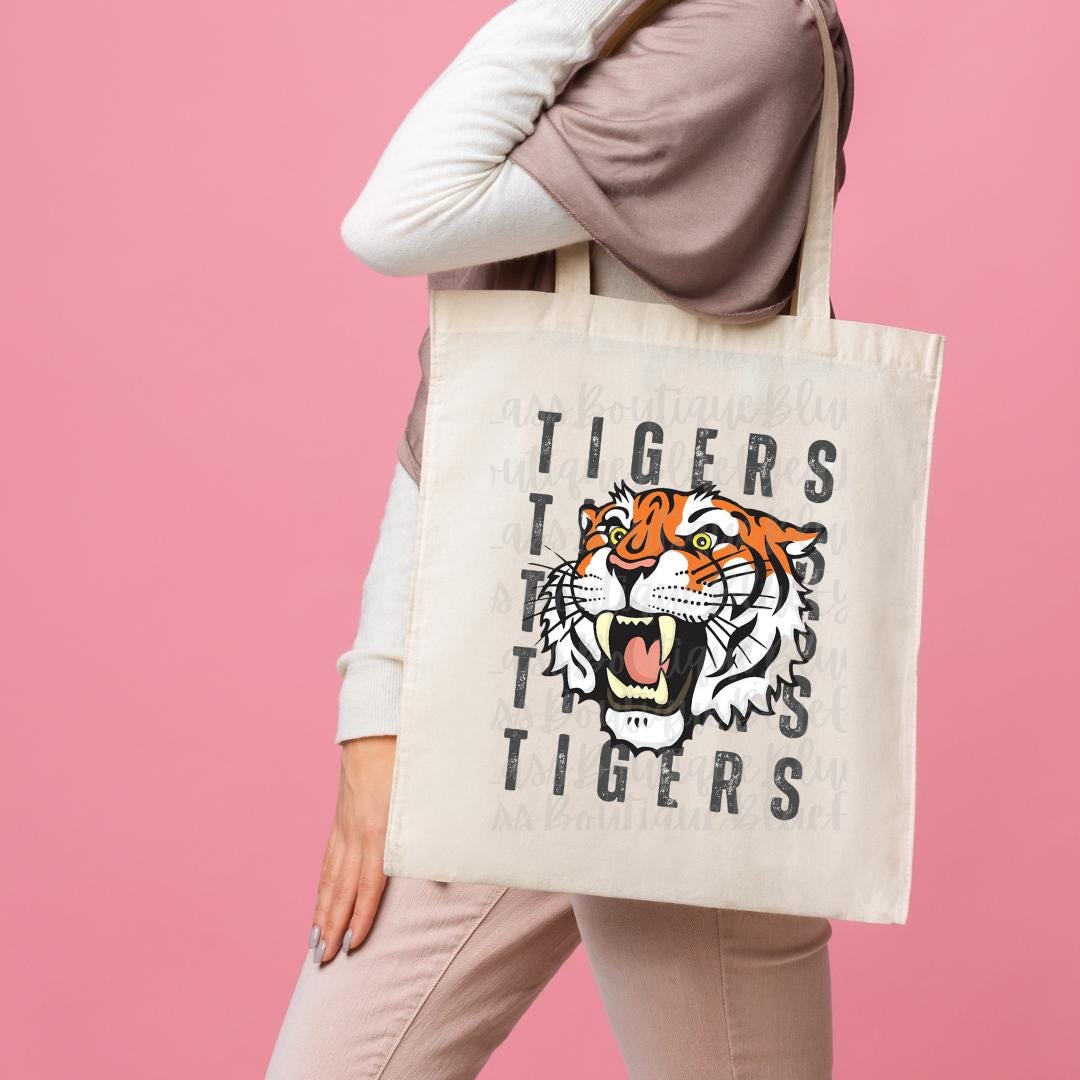 Digital PNG File Tiger Football Printable Clip Art Sublimation Design ...