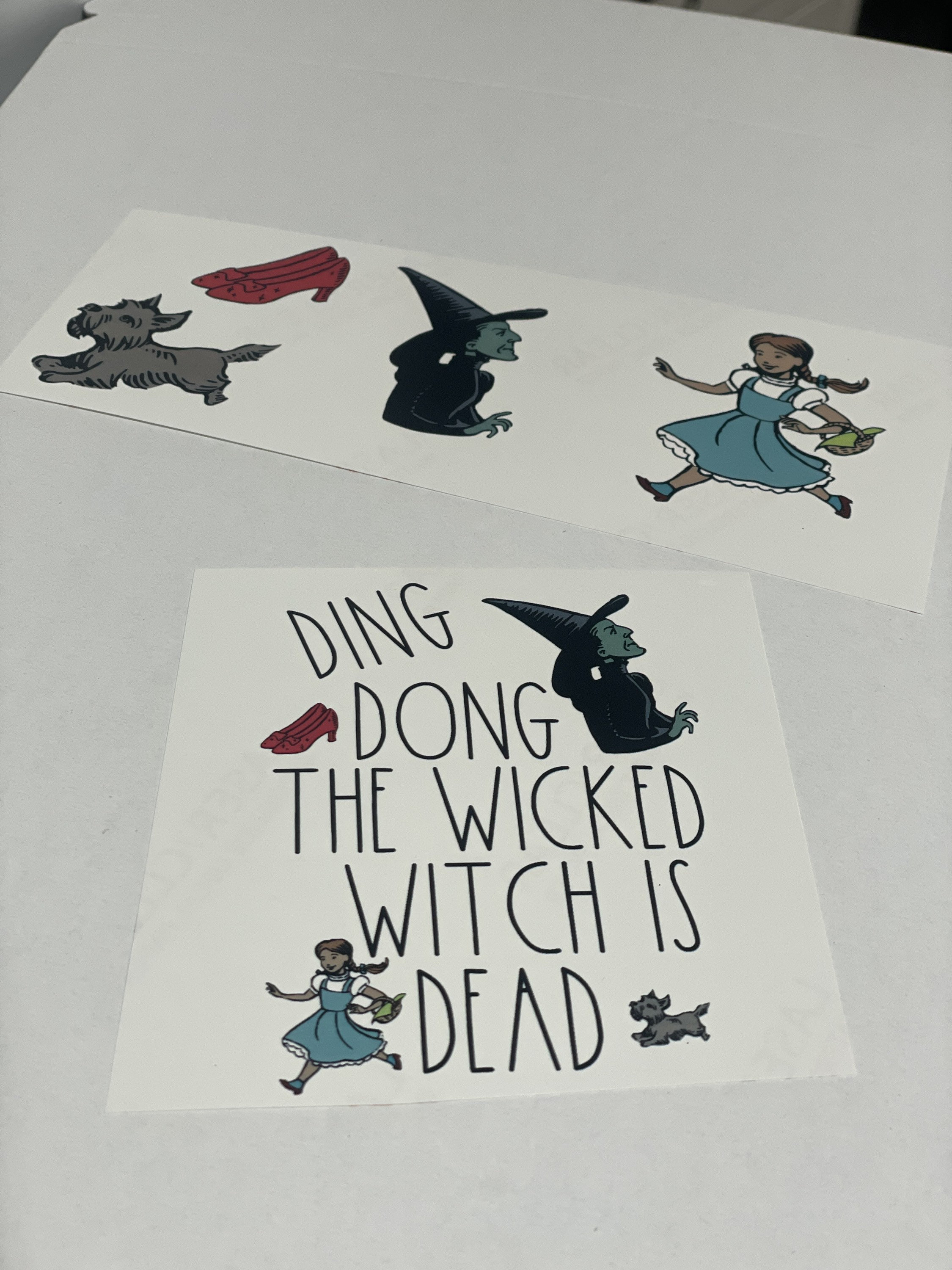 Wicked Witch Decal Set - Etsy