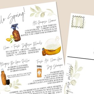 PRINTABLE YOUNG LIVING Fall Watercolor Postcard, Essential Oil Postcard ...