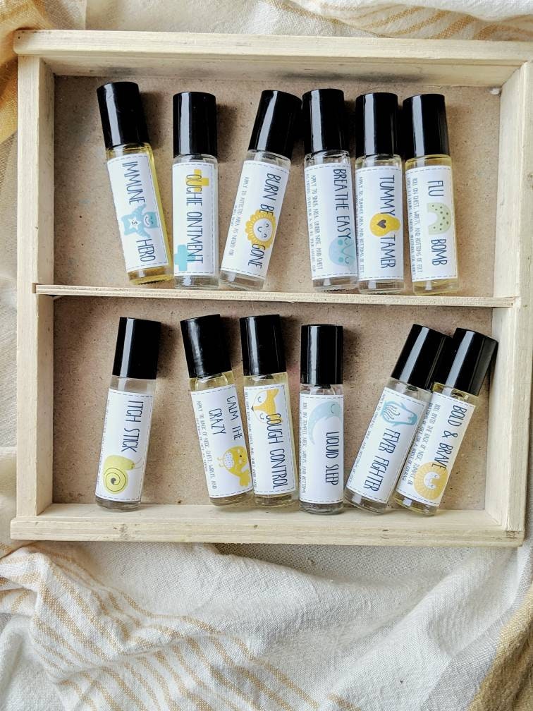 DOTERRA Kids Printable Blends Roller Bottle Labels Doterra - Etsy