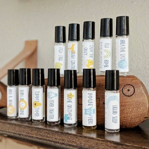 DOTERRA Kids Printable Blends Roller Bottle Labels, Doterra Label ...