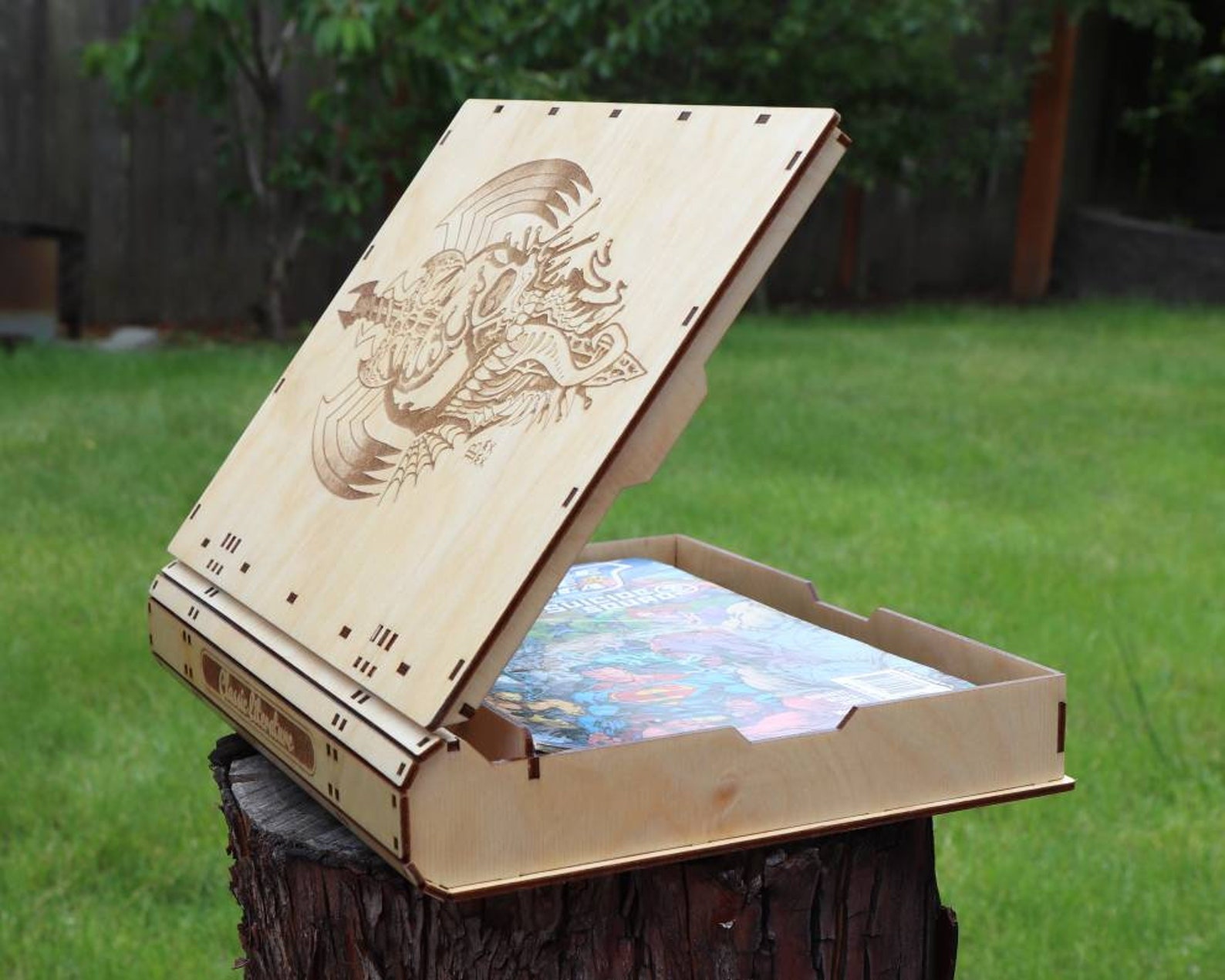 Book Box, Hidden Hinge, Comic Book and Magazine Sized, SVG, Glowforge ...