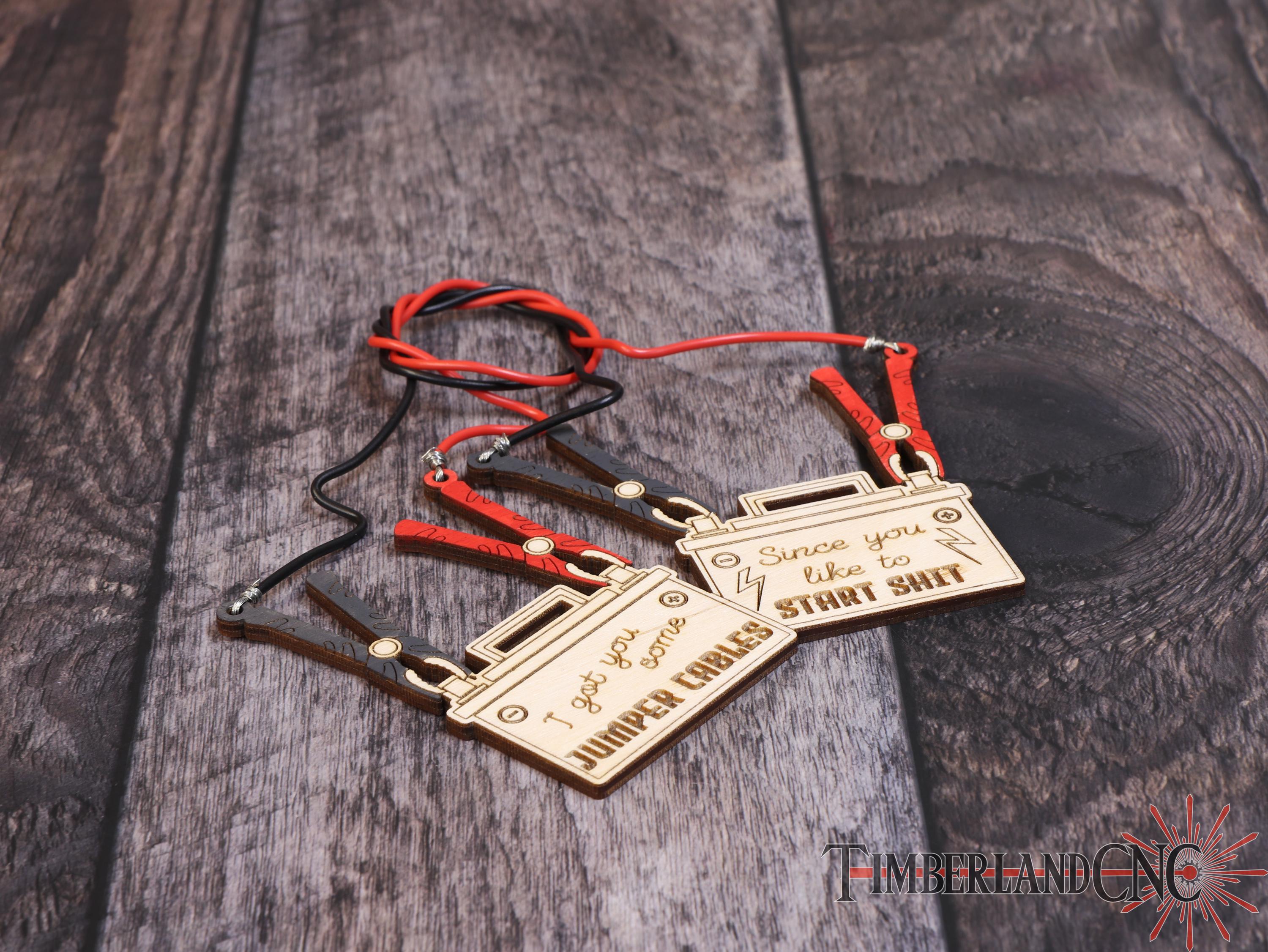 Jumper Cables, Start Shit, SVG, Laser Cutting File. - Etsy