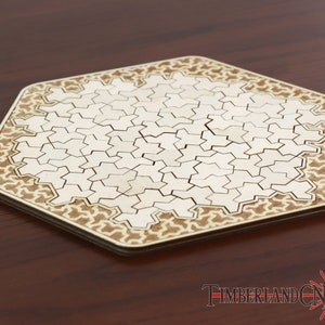 Monotile Puzzle, Aperiodic, Einstein, Jigsaw, SVG, Laser Cutting File ...