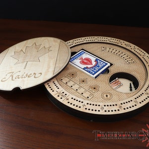 Kaiser Game Board With Storage Round SVG Laser Cutting - Etsy Canada