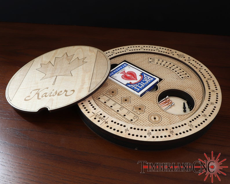 Kaiser Game Board, With Storage, Round, SVG, Laser Cutting File - Etsy