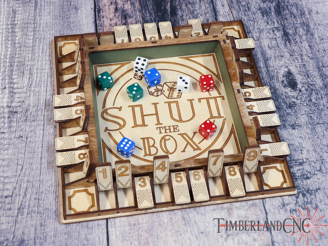 Shut the Box, Canoga, SVG, Laser Cutting File - Etsy