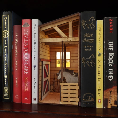 Book Nook DIY Kit Castle Study Book Nook Shelf Insert - Etsy