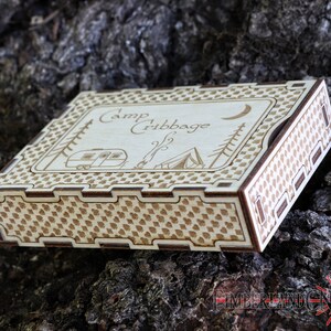 Travel Cribbage Board, With Storage, Slide Out, SVG, Laser Cutting File ...