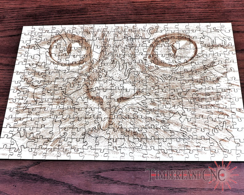 Cat Jigsaw Puzzle Cat Shapes SVG Laser Cutting File - Etsy