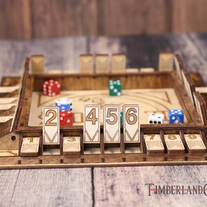 Shut the Box, Canoga, SVG, Laser Cutting File - Etsy