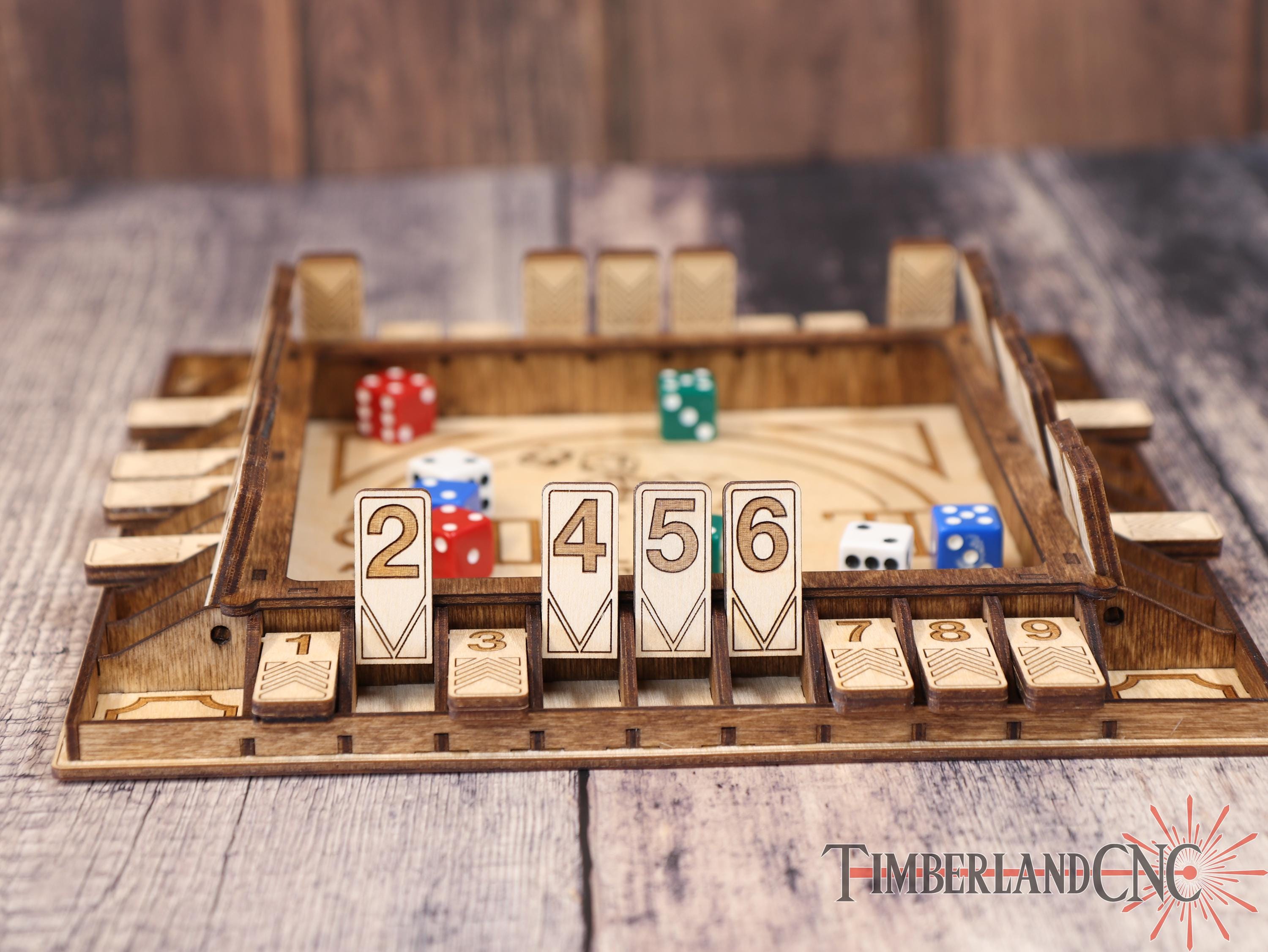 Shut the Box, Canoga, SVG, Laser Cutting File - Etsy