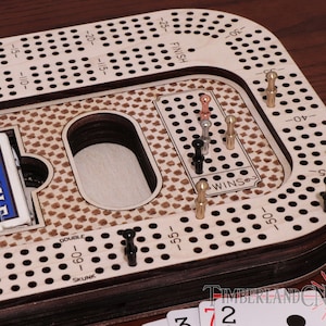 Cribbage Board, With Storage, SVG, Laser Cutting File - Etsy