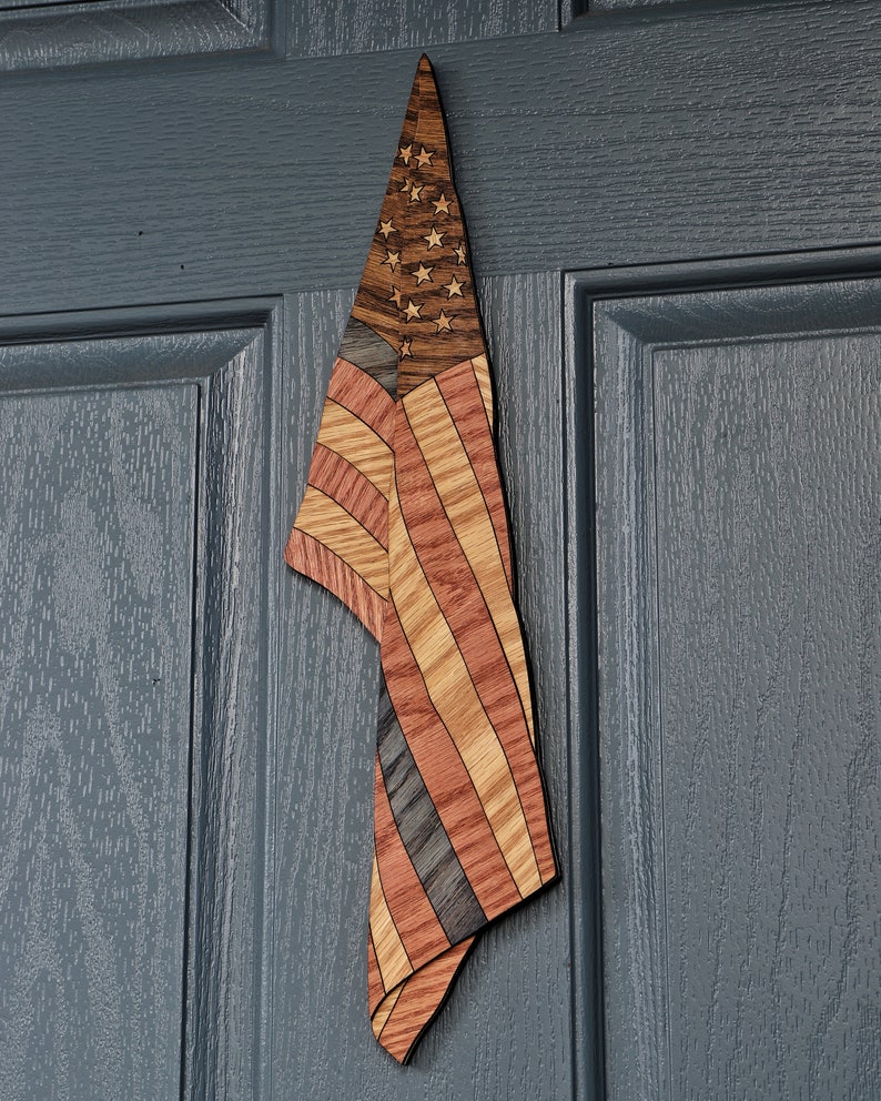 Hanging Flag Draped Flag SVG Laser Cutting File - Etsy