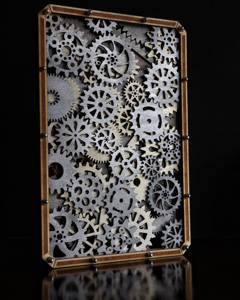 Gears Cogs Steampunk Layered Mandala SVG DXF Cutting File - Etsy