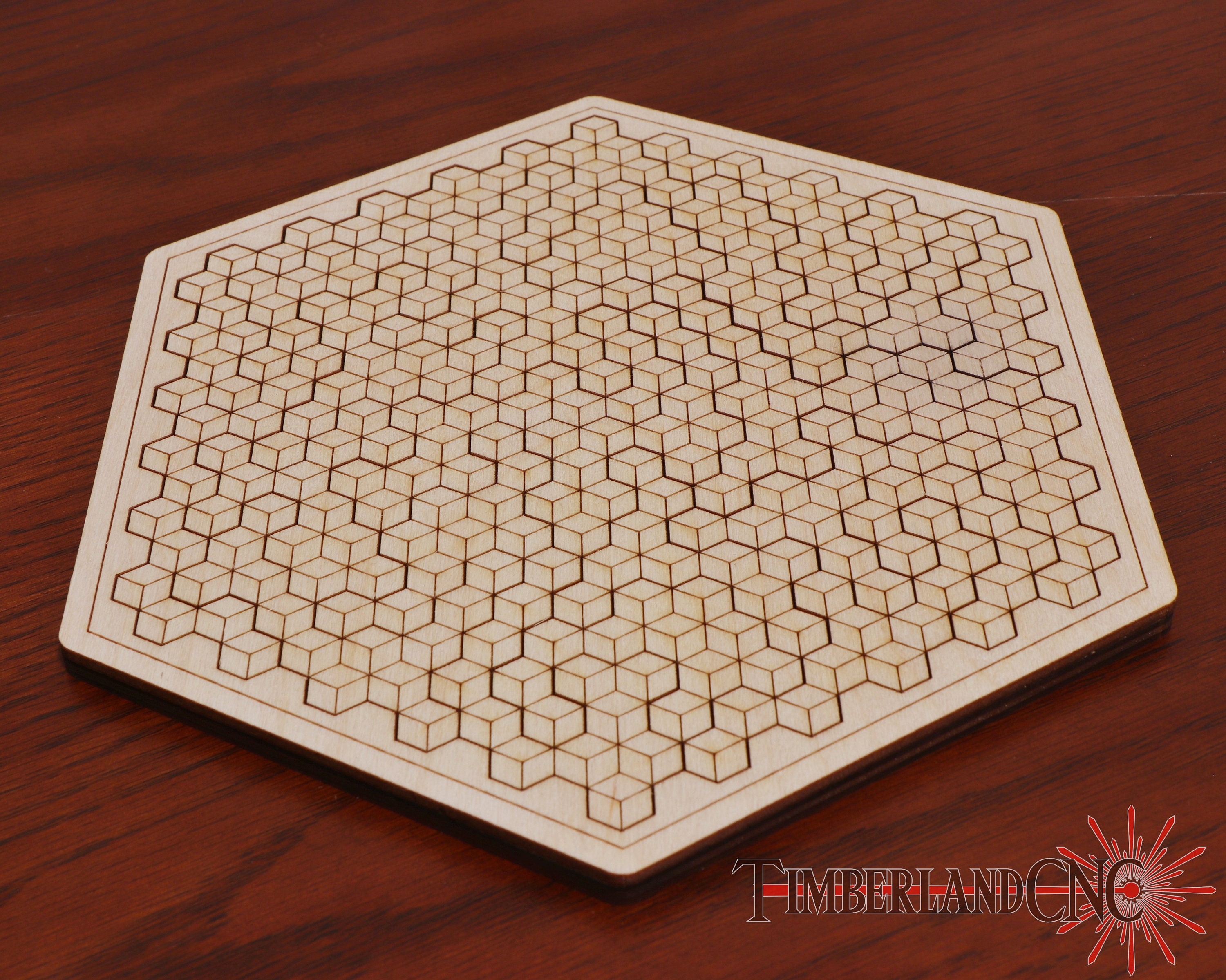 Hexagon Puzzle Tangle Puzzle Jigsaw SVG Laser Cutting File - Etsy