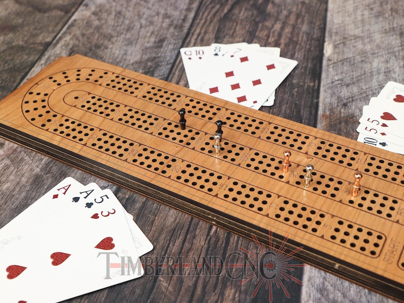 Cribbage Board, Classic, Tournament Style, SVG, Laser or CNC Cutting ...