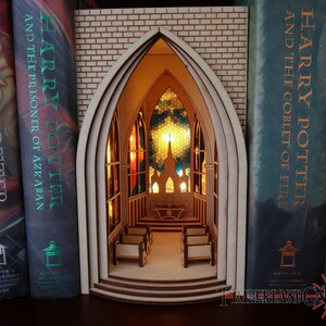 Church Book Nook, Cathedral, DIY Kit, Bookshelf Insert - Etsy