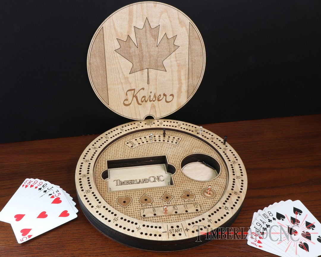 Kaiser Game Board, With Storage, Round, SVG, Laser Cutting File - Etsy
