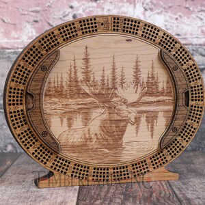 Standing Oval Cribbage, With Storage, Tree of Life, SVG, Laser/cnc ...