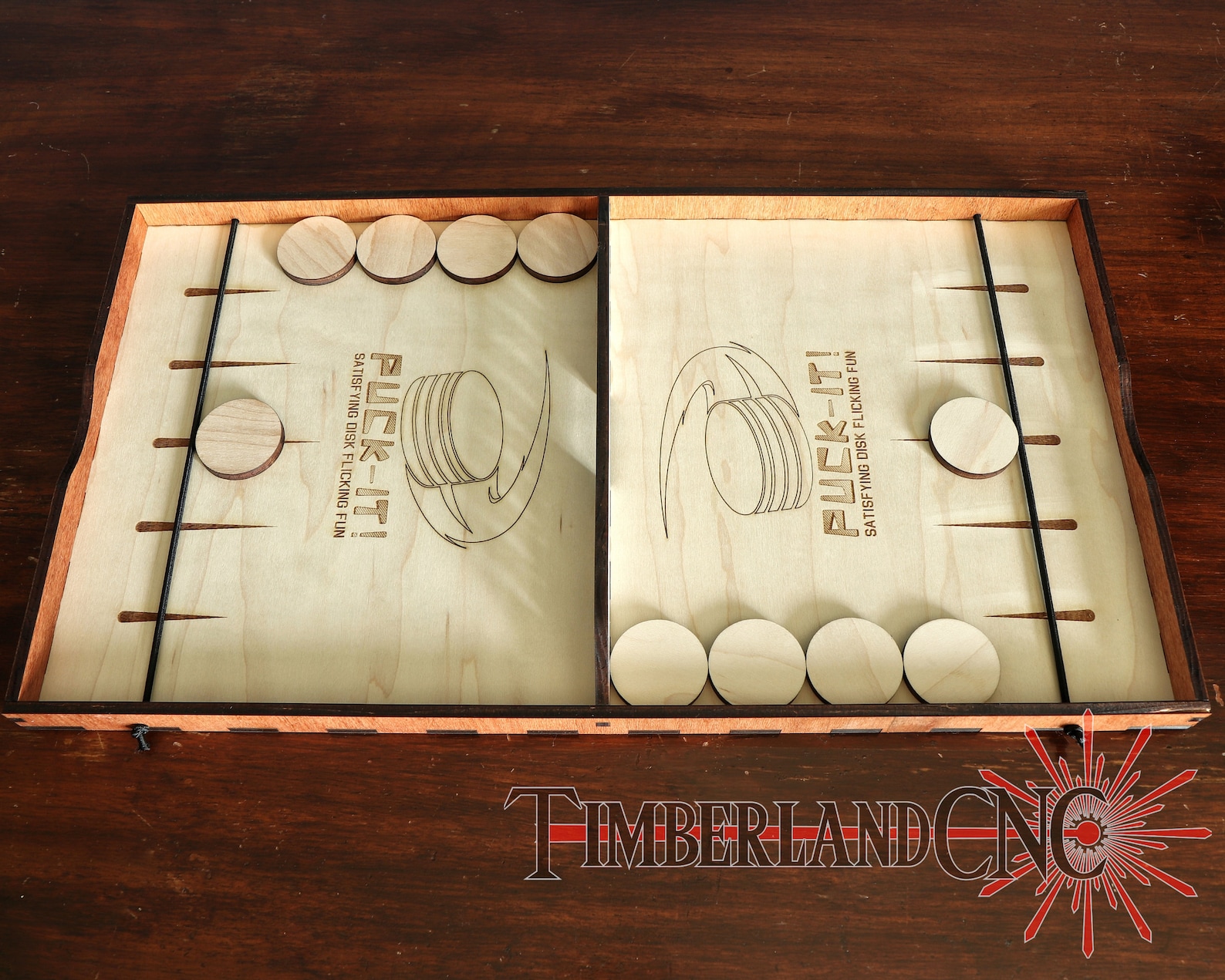 Finger Hockey, Sling Puck Game, SVG, DXF, Laser Cutting File, Glowforge ...