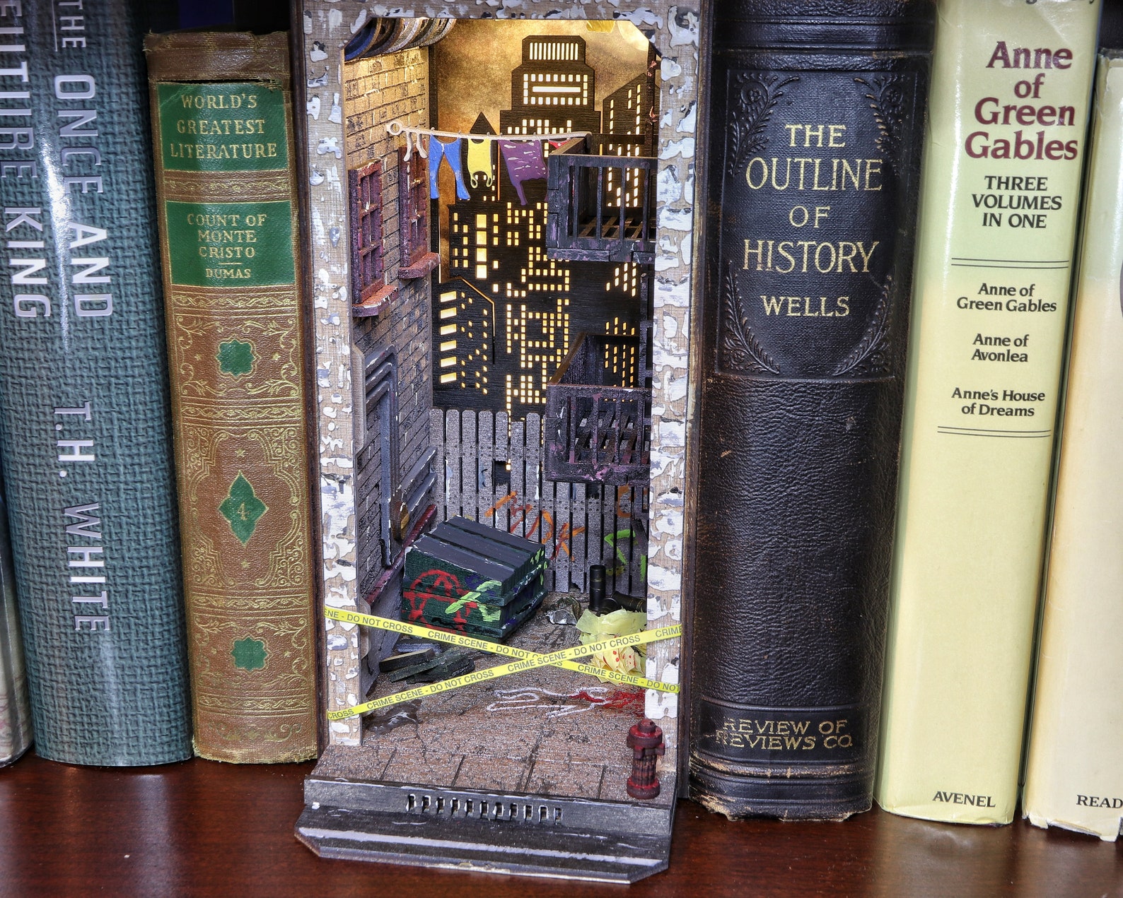 Crime Scene Book Nook SVG. Laser Cutting File. Digital Download. - Etsy