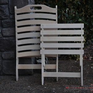Portable Wooden Chair, SVG, CNC Router & Laser Cutting File - Etsy