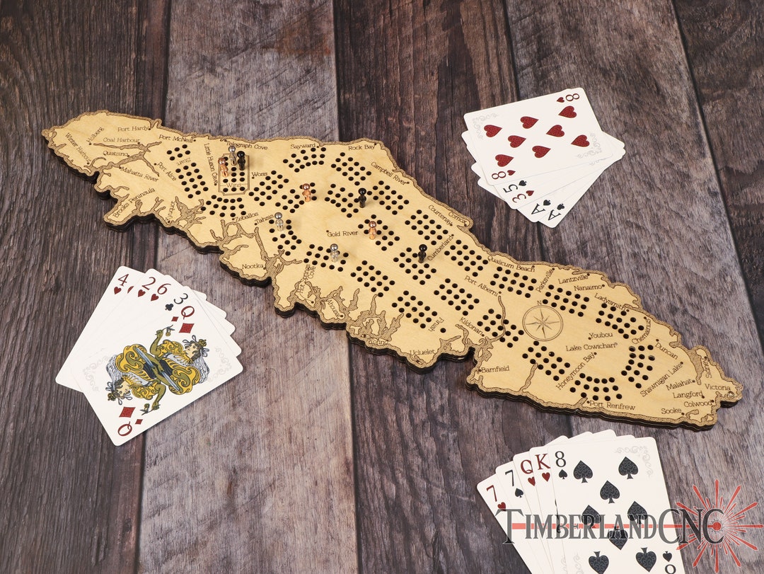 Vancouver Island Cribbage Pattern, SVG, Laser/cnc Cutting File - Etsy