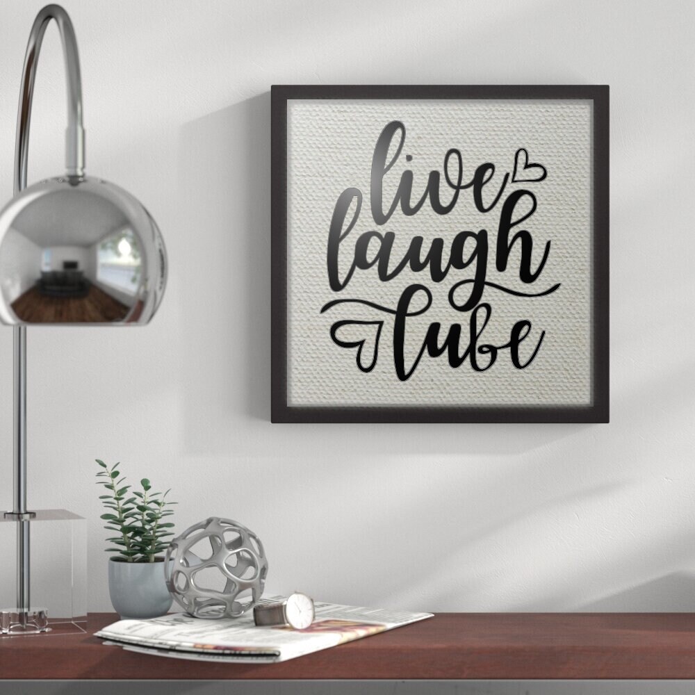 Live Laugh Lube SVG Bedroom Wall Art Bedroom Print - Etsy