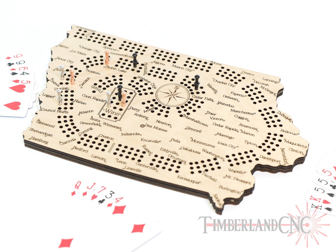 Iowa Cribbage Pattern, SVG, Laser/cnc Cutting File - Etsy