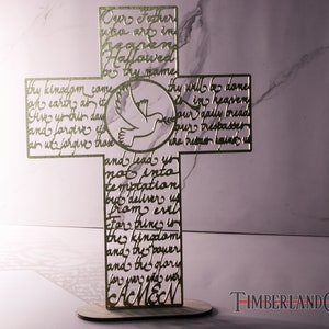 Lord's Prayer Cross, SVG, Laser Cutting File - Etsy