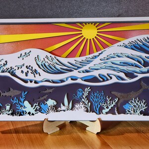 Ocean Scene, Undersea, Layered SVG, Cutting File - Etsy