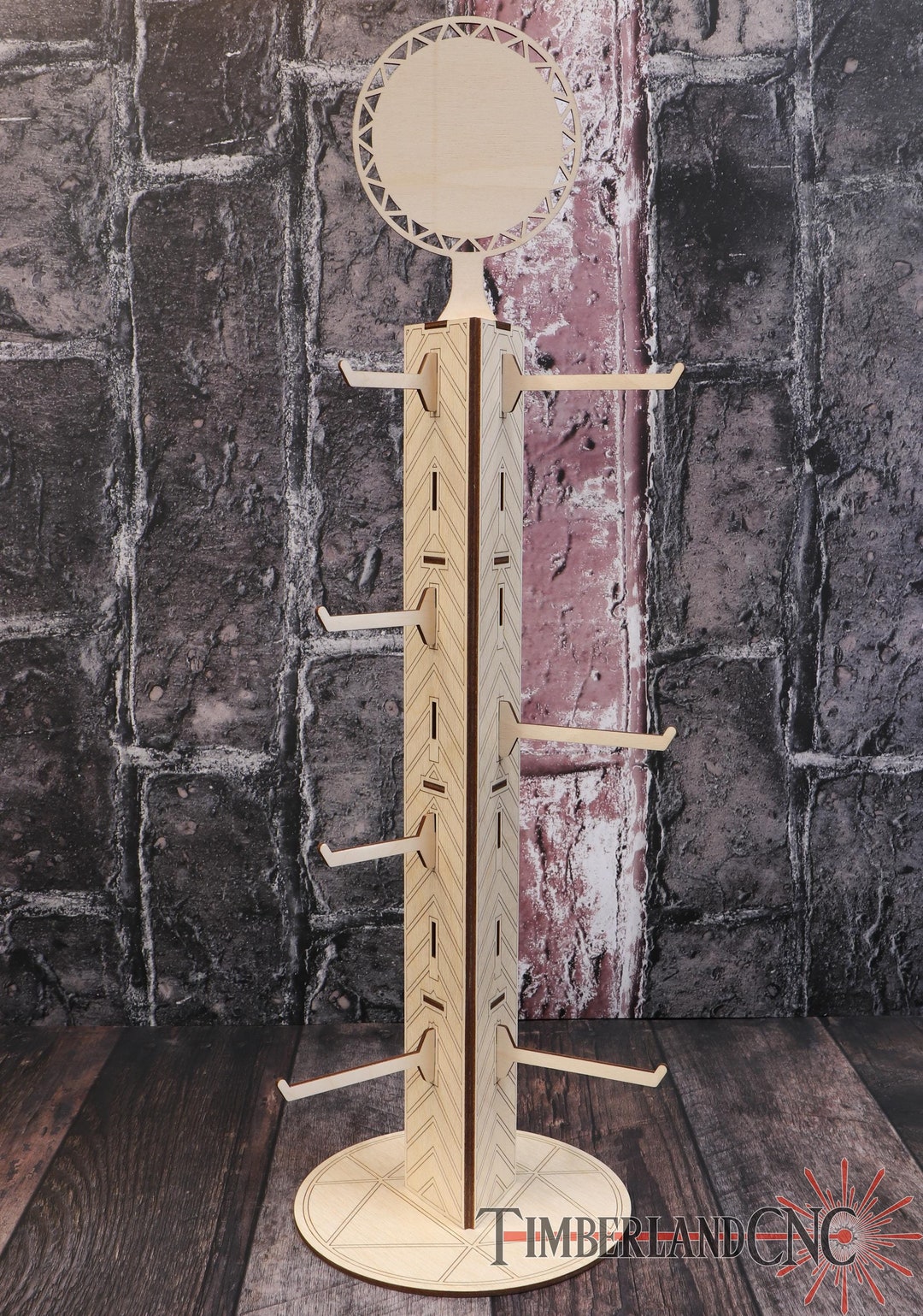 Three Sided Display Rack for Vendors, SVG, Laser Cutting File, Digital ...