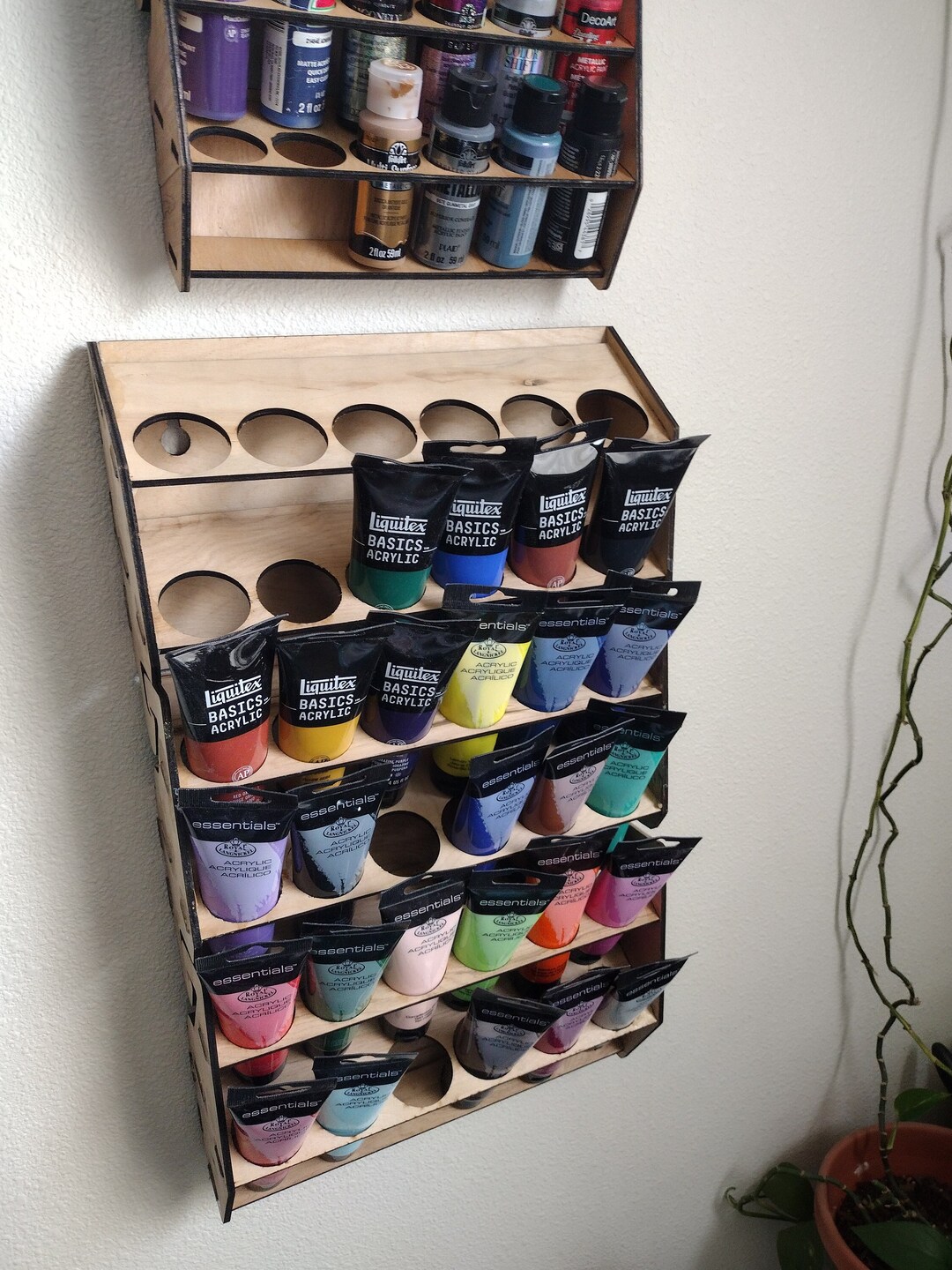 Acrylic Paint Tube Holder, 8.45oz / 250ml, SVG, Laser Cutting File ...