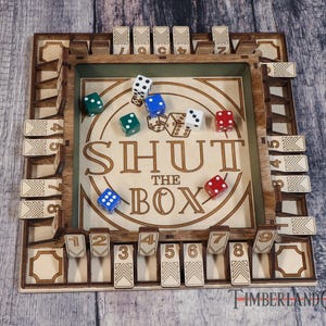 Shut the Box, Canoga, SVG, Laser Cutting File - Etsy
