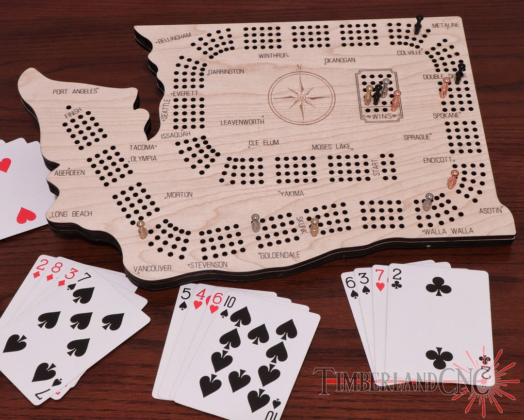 Washington Cribbage Pattern, SVG, Laser/cnc Cutting File - Etsy